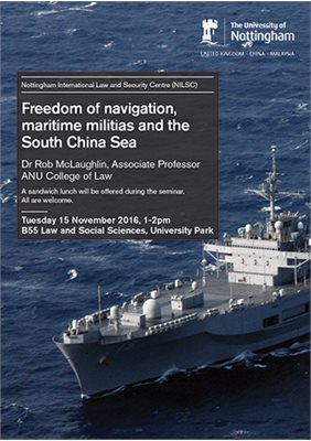 Freedom of navigation, maritime militias and the South China Sea - The ...