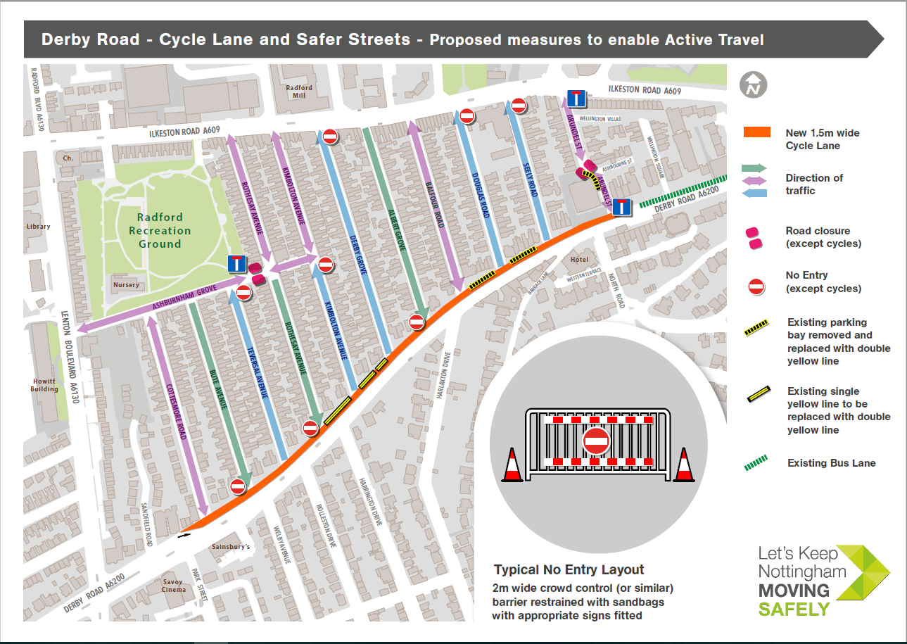 Student news - Directional changes and road closures in Lenton ...