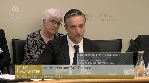 Dr David Murphy attends Irish parliamentary committee - The University of Nottingham