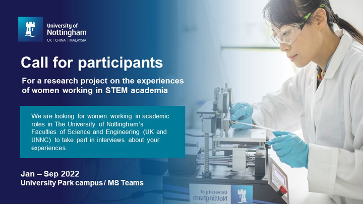 Experiences of women working in STEM academia in the UK and China - The ...