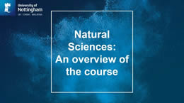 Course Information - The University of Nottingham