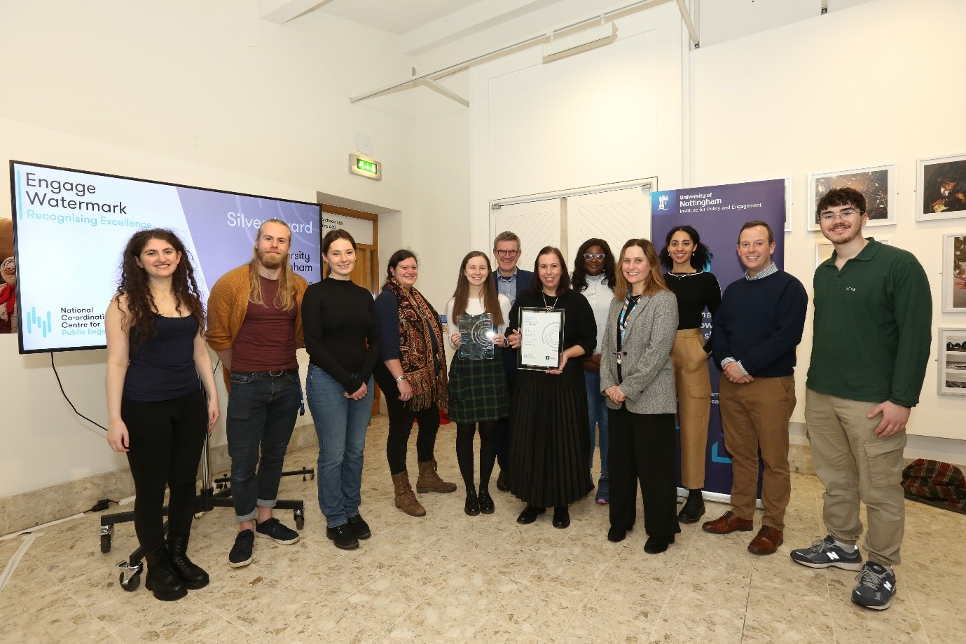 University of Nottingham awarded the Silver Engage Watermark ...